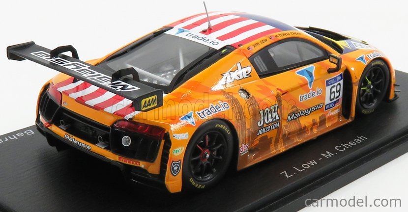 SPARK-MODEL S6304 Scale 1/43 | AUDI R8 LMS TEAM AXLE MOTORSPORT N 69 ...