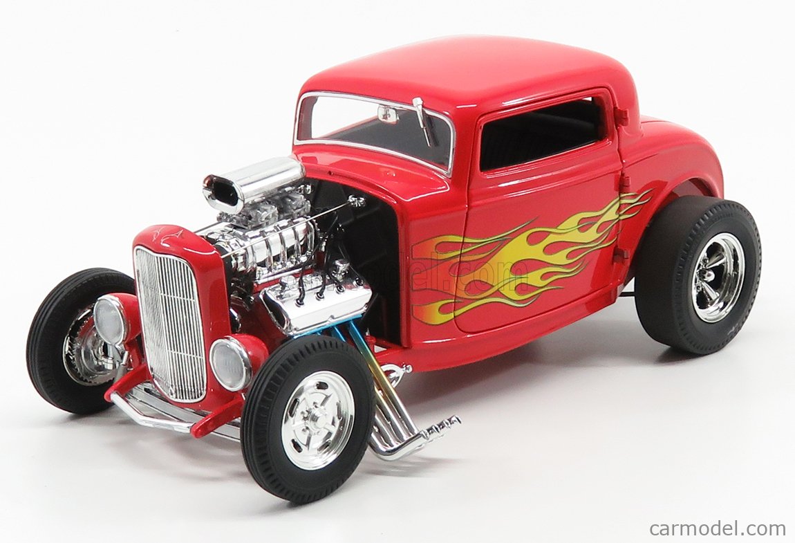 ACME-MODELS A1805016 Scale 1/18 | FORD USA 3-WINDOW BLOWN 32 CUSTOM ...