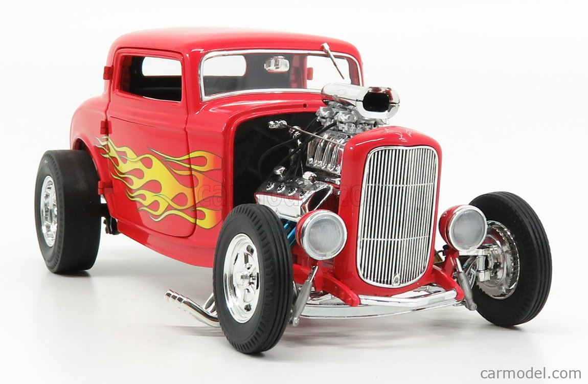 ACME-MODELS A1805016 Scale 1/18 | FORD USA 3-WINDOW BLOWN 32 CUSTOM ...