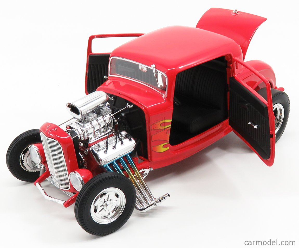 ACME-MODELS A1805016 Scale 1/18 | FORD USA 3-WINDOW BLOWN 32 CUSTOM ...