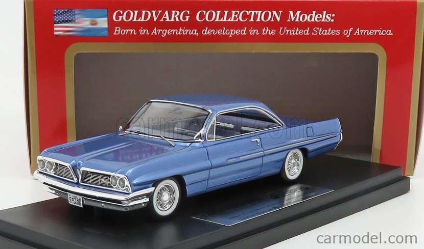 GOLDVARG GC017A Scala 1/43 | PONTIAC CATALINA 1961 BLUE MET