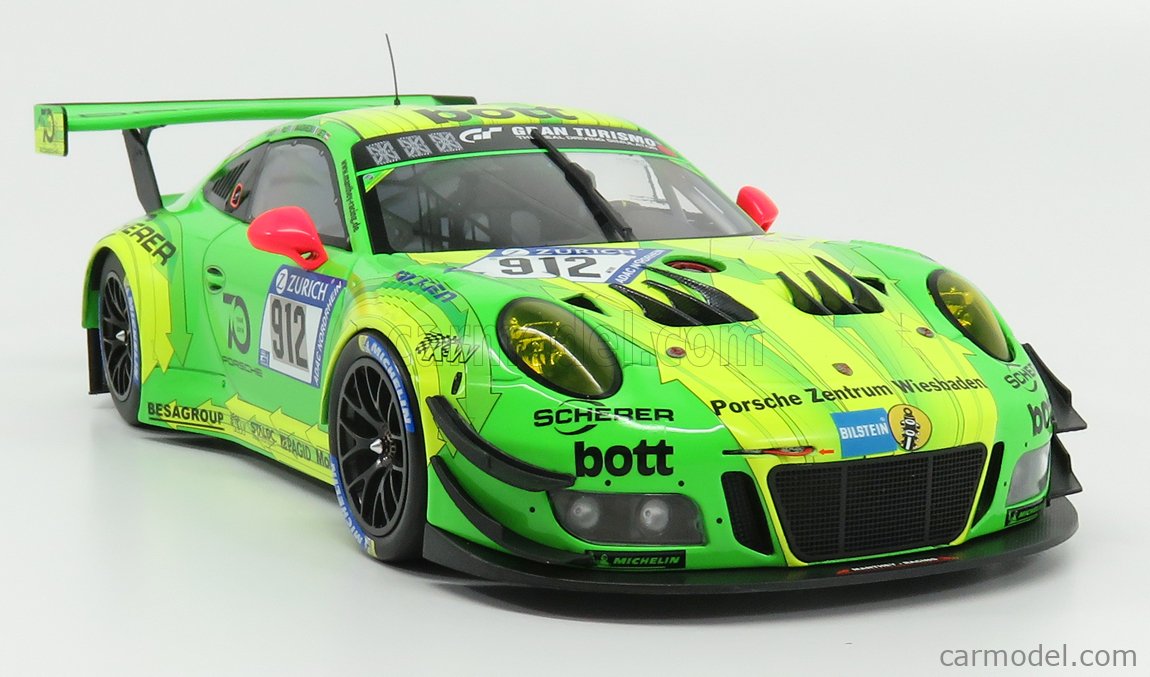 MINICHAMPS 155186912 Scale 1/18 | PORSCHE 911 991 GT3 R TEAM MANTHEY ...