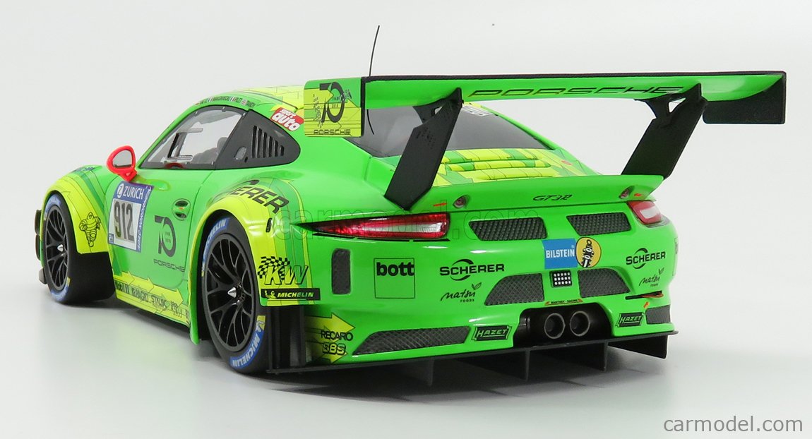MINICHAMPS 155186912 Scale 1/18 | PORSCHE 911 991 GT3 R TEAM MANTHEY ...