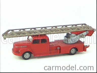 TEKNO 445 Scale 1/43 | SCANIA VABIS FIRE ENGINE 110 1962 RED