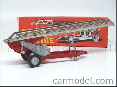 TEKNO 409-3 Escala 1/43 | TRAILER VIGILI DEL FUOCO - FIRE ENGINE RED