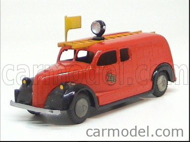 TEKNO 486-1 Scale 1/43 | TRUCK FIRE ENGINE VAN ZONEN - VIGILI DEL FUOCO RED