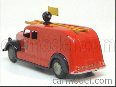 TEKNO 486-1 Scale 1/43 | TRUCK FIRE ENGINE VAN ZONEN - VIGILI DEL FUOCO RED