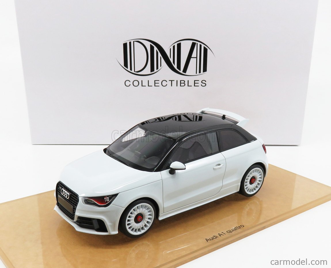 DNA COLLECTIBLES DNA000045 Scala 1/18 | AUDI A1 QUATTRO 2014 WHITE MET
