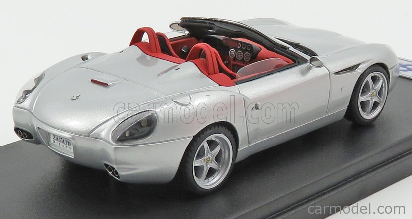 LOOKSMART LS372A Scale 1/43 | FERRARI 550 GTZ BARCHETTA SPIDER 2006 SILVER