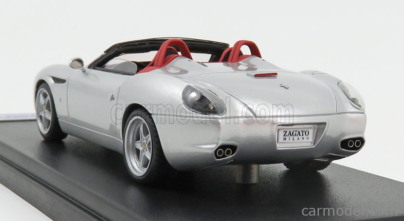 LOOKSMART LS372A Scale 1/43 | FERRARI 550 GTZ BARCHETTA SPIDER 2006 SILVER