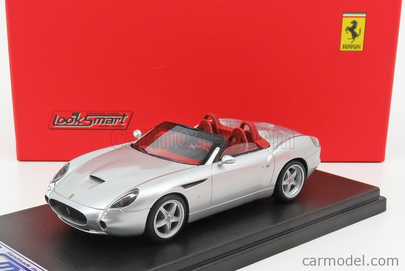 LOOKSMART LS372A Scale 1/43 | FERRARI 550 GTZ BARCHETTA SPIDER 2006 SILVER
