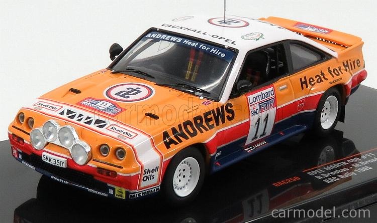 IXO-MODELS RAC250 Scale 1/43 | OPEL MANTA 400 RHD N 11 RALLY RAC ...