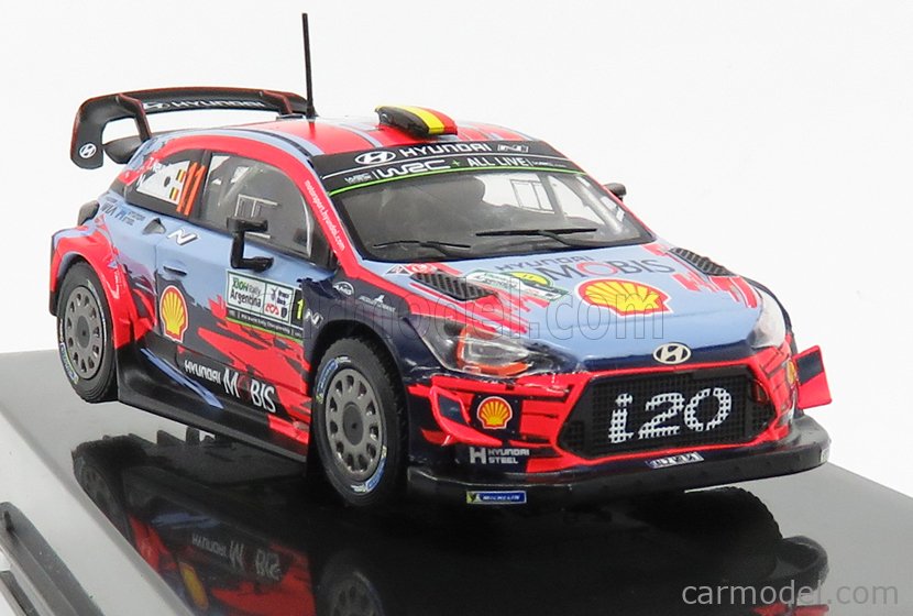IXO-MODELS RAM721 Masstab: 1/43 | HYUNDAI i20 WRC COUPE N 11 WINNER RALLY ARGENTINA 2019 T ...