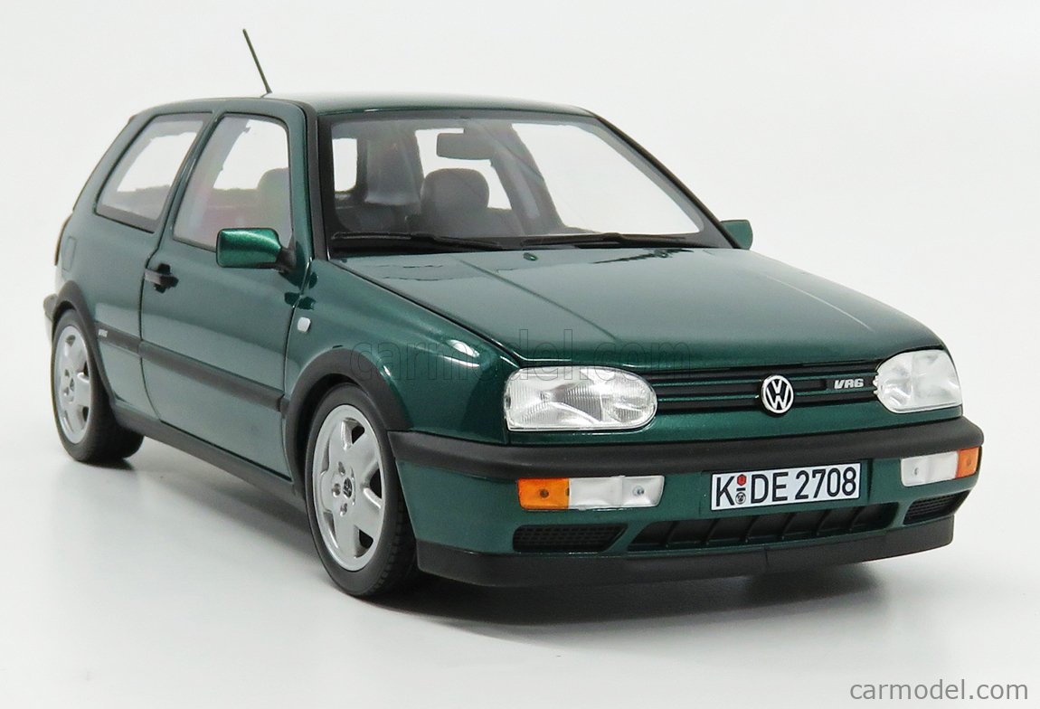 NOREV 188437 Scale 1/18 | VOLKSWAGEN GOLF III VR6 1996 GREEN MET