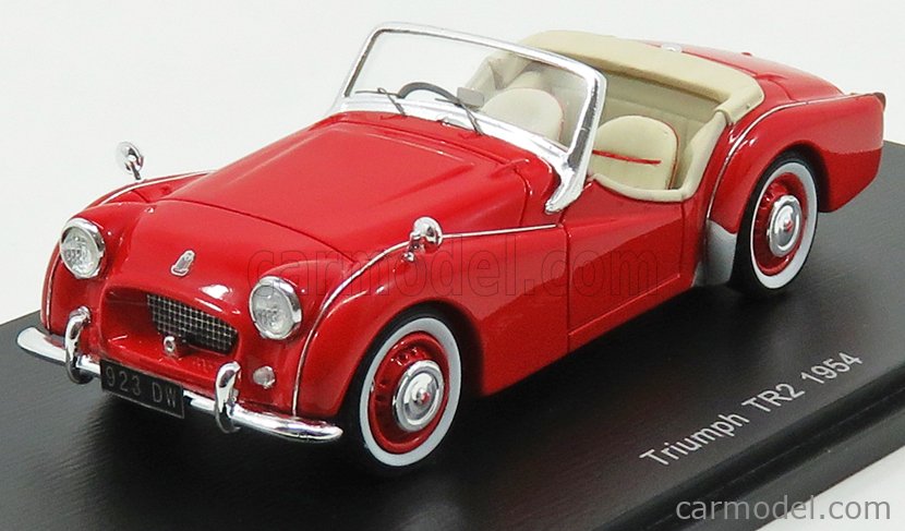 SPARK-MODEL S2179 Scale 1/43 | TRIUMPH TR2 SPIDER 1953 RED