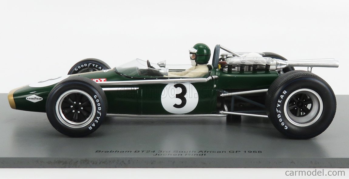 SPARK-MODEL 18S504 Scale 1/18 | BRABHAM F1 BT24 N 3 3rd SOUTH AFRICA GP ...