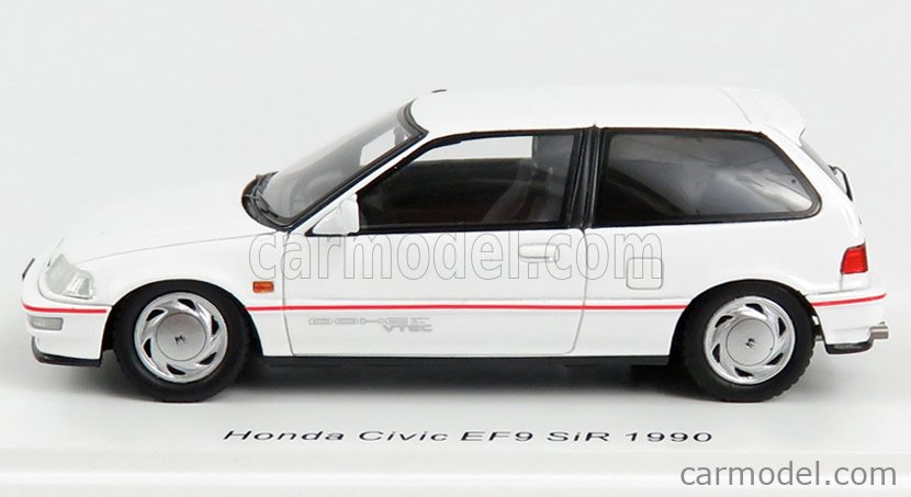 SPARK-MODEL S5453 Scale 1/43 | HONDA CIVIC EF9 SiR 1990 WHITE