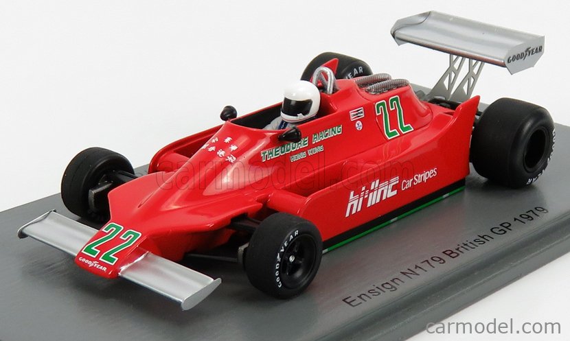 SPARK-MODEL S3959 Scale 1/43 | ENSIGN F1 N179 N 22 BRITISH GP 1979 P ...
