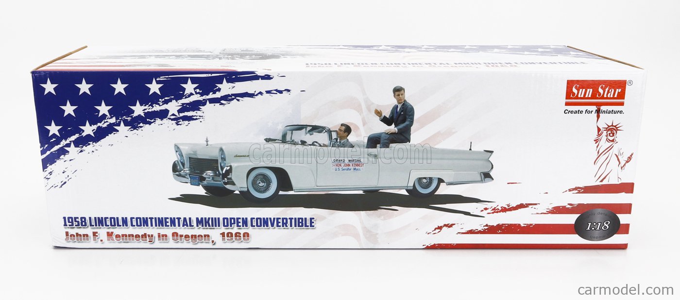 SUN-STAR 04707 Scala 1/18 | LINCOLN CONTINENTAL MKIII CABRIOLET OPEN ...