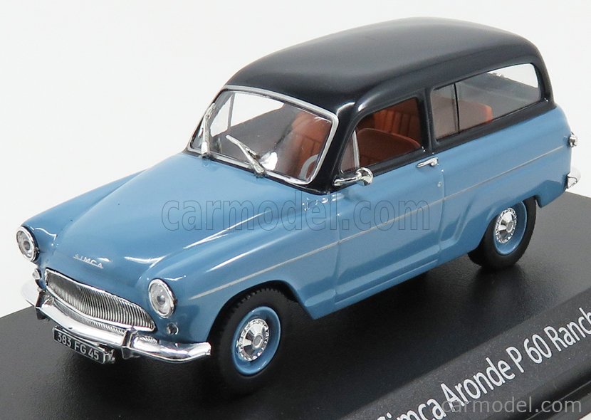 NOREV 576011 Scale 1/43 | SIMCA ARONDE P60 RANCH 1961 BLUE BLACK