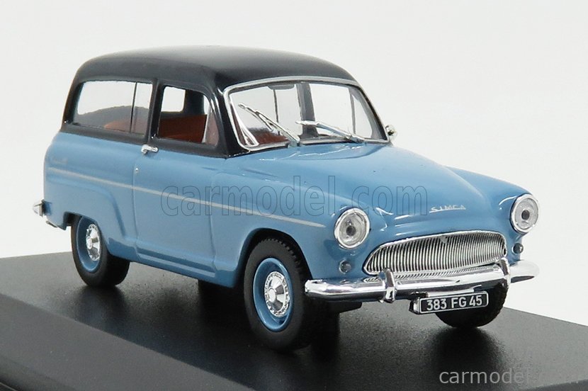 NOREV 576011 Scale 1/43 | SIMCA ARONDE P60 RANCH 1961 BLUE BLACK