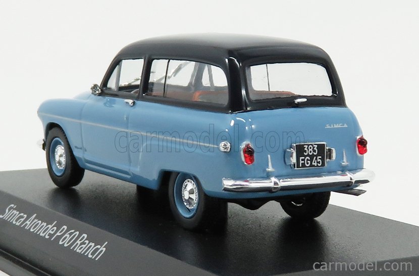 NOREV 576011 Scale 1/43 | SIMCA ARONDE P60 RANCH 1961 BLUE BLACK