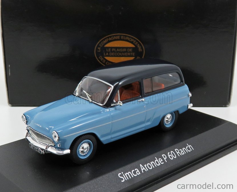 NOREV 576011 Scale 1/43 | SIMCA ARONDE P60 RANCH 1961 BLUE BLACK