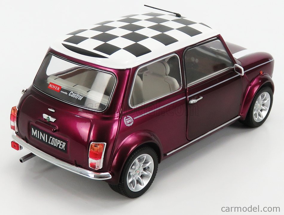 SOLIDO 1800606 Scale 1/18 | MINI COOPER 1.3i SPORT PACK 1997 PURPLE MET