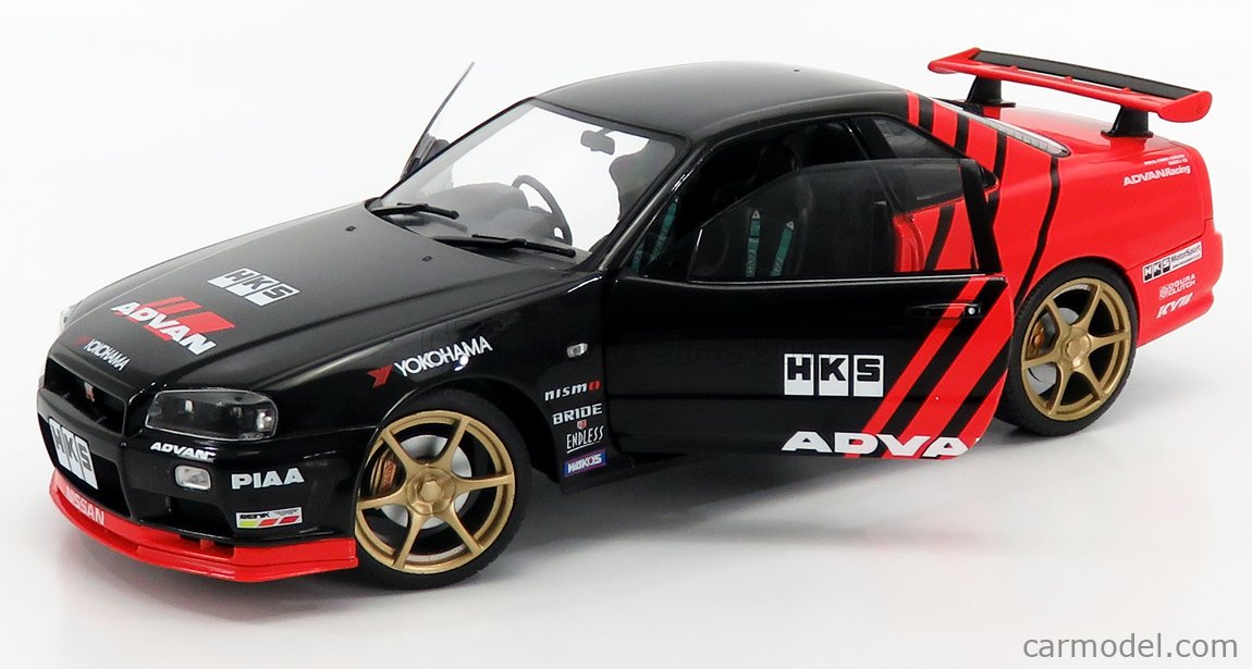 SOLIDO 1804302 Масштаб 1/18 | NISSAN SKYLINE GT-R (R34) ADVAN DRIFT ...