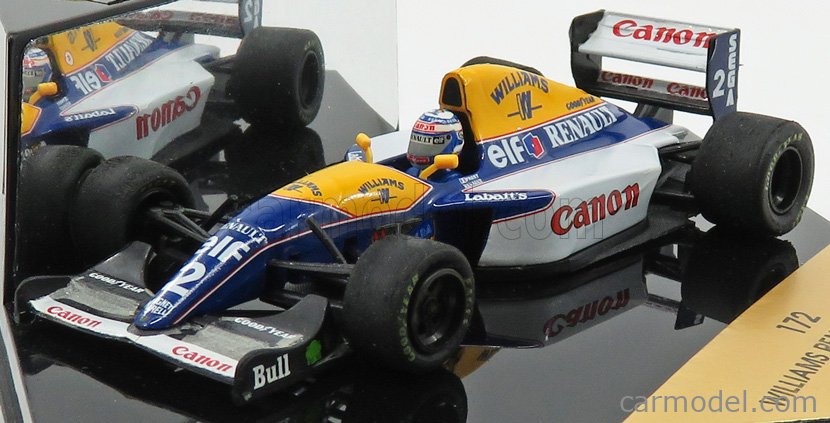 ONYX 172 Escala 1/43 | WILLIAMS F1 FW15C RENAULT N 2 ALAIN PROST SEASON 1993 WORLD CHAMPION BLUE ...