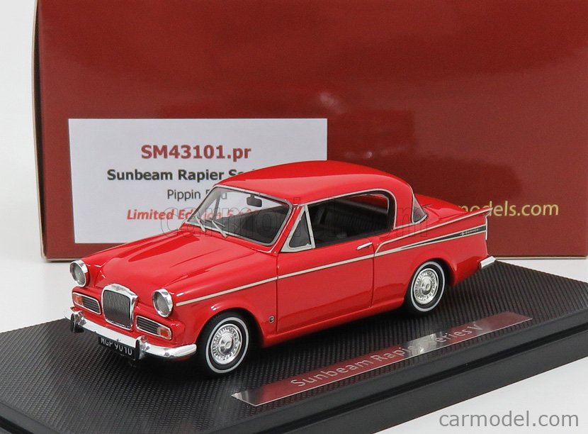 SILAS SM43101.PR Scale 1/43 | SUNBEAM RAPIER V SERIES 1966 PIPPIN RED