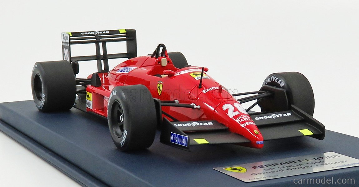 LOOKSMART LSF1H09B Scale 1/18 | FERRARI F1 87/88 N 28 WINNER MONZA ...