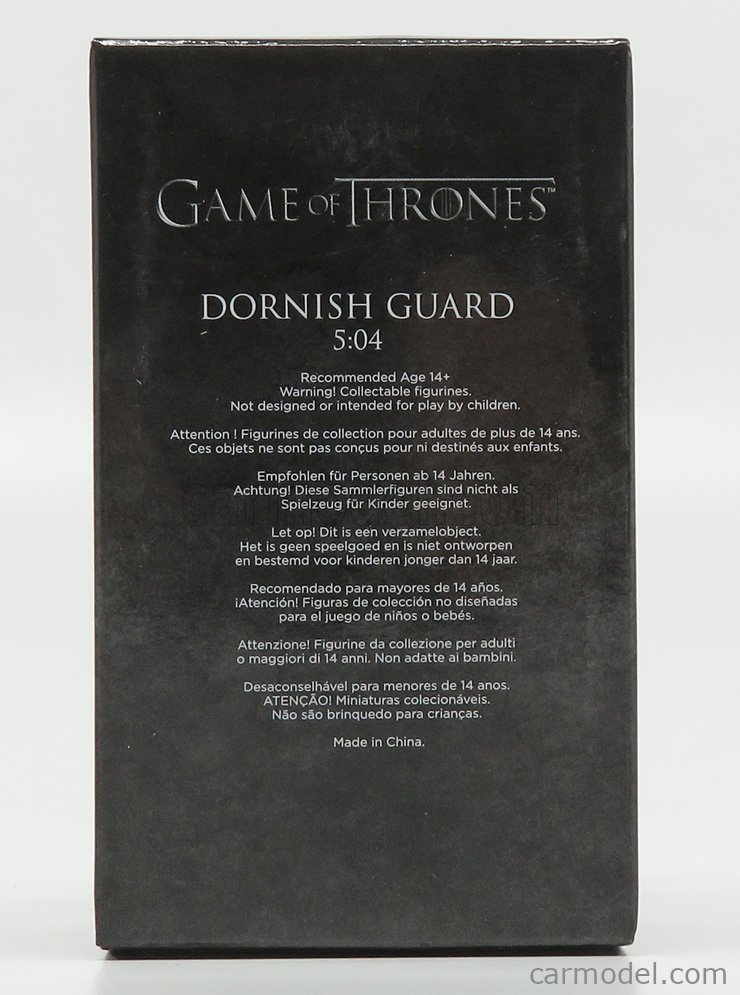 EDICOLA TUK050 Scale 1/21 | FIGURES DORNISH GUARD - TRONO DI SPADE ...