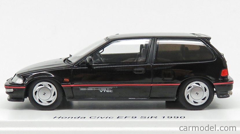SPARK-MODEL S5452 Scale 1/43 | HONDA CIVIC EF9 SiR 1990 BLACK
