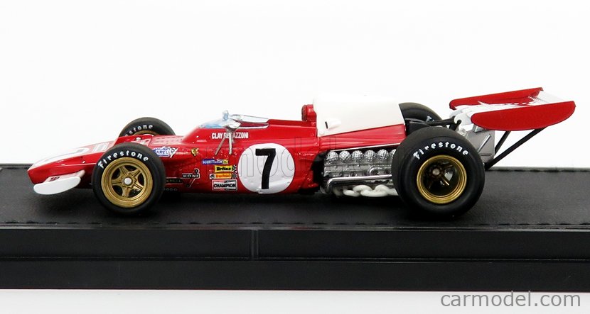GP-REPLICAS GP43-011B Scale 1/43 | FERRARI F1 312 B2 N 7 SEASON 1972 C.REGAZZONI RED
