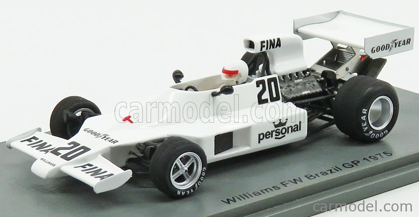 SPARK-MODEL S7485 Scale 1/43 | WILLIAMS F1 FW03 N 20 BRAZILIAN GP 1975 ...