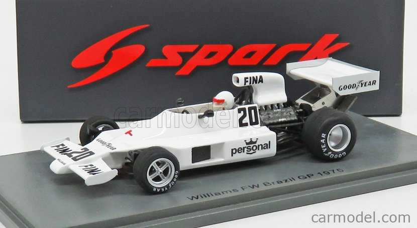 SPARK-MODEL S7485 Scala 1/43 | WILLIAMS F1 FW03 N 20 BRAZILIAN GP 1975 ...