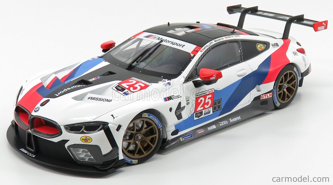 MINICHAMPS 155192925 Scale 1/18 | BMW 8-SERIES M8 GTE 4.0L TWIN-TURBO ...
