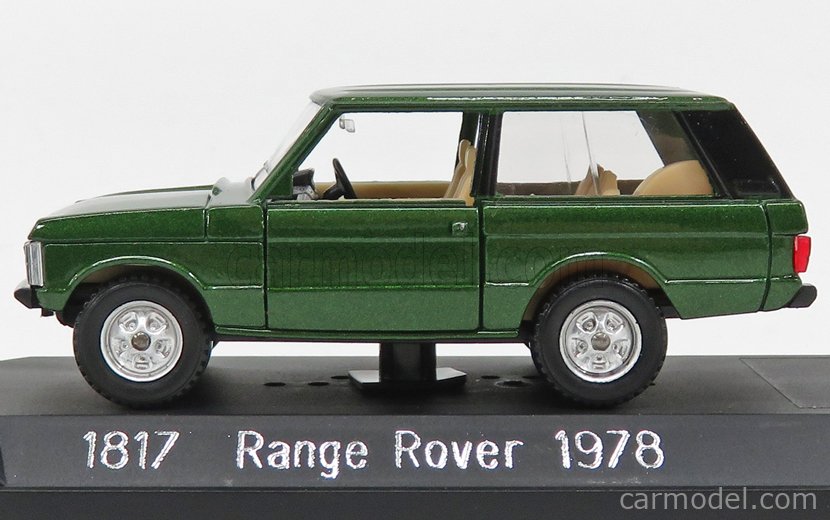 SOLIDO 1817 Scale 1/43 | LAND ROVER RANGE ROVER 3.5 1978 GREEN MET