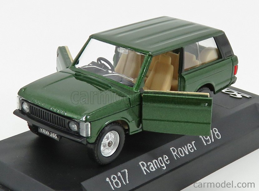 SOLIDO 1817 Scale 1/43 | LAND ROVER RANGE ROVER 3.5 1978 GREEN MET