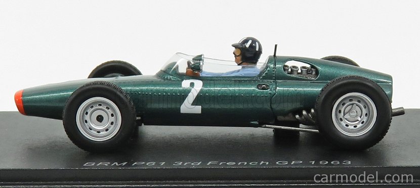 SPARK-MODEL S5279 Масштаб 1/43 | BRM F1 P61 N 2 3rd FRANCE GP 1963 G ...