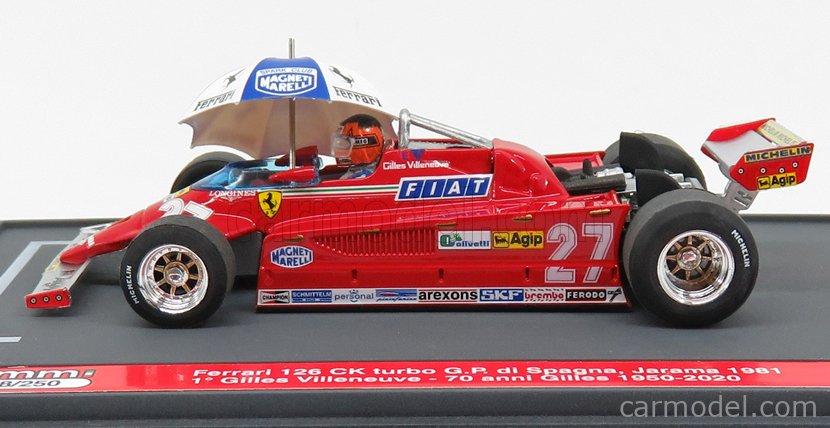 BRUMM PROM S20/01 Scala 1/43 | FERRARI F1 126CK TURBO N 27 SPAGNA GP ...