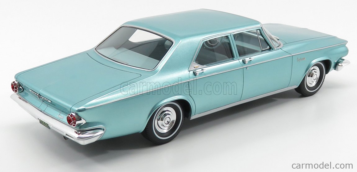 BoS-MODELS BOS315 Scale 1/18 | CHRYSLER NEWPORT SEDAN 1963 LIGHT BLUE MET
