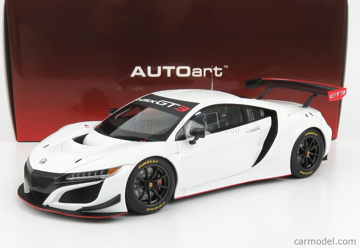 AUTOART 81898 Scale 1/18 | HONDA NSX GT3 2018 WHITE