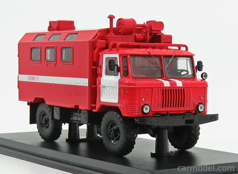 START SCALE MODELS SSM1191 Scale 1/43 | GAZ 66 TRUCK FIRE ENGINE 1974 ...