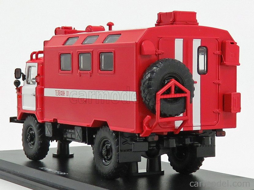 START SCALE MODELS SSM1191 Scale 1/43 | GAZ 66 TRUCK FIRE ENGINE 1974 ...
