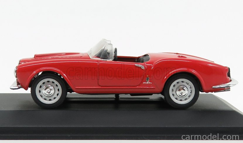 BRUMM R131 Scale 1/43 | LANCIA AURELIA B24 SPIDER OPEN 1955 - CON VETRINA - WITH SHOWCASE RED