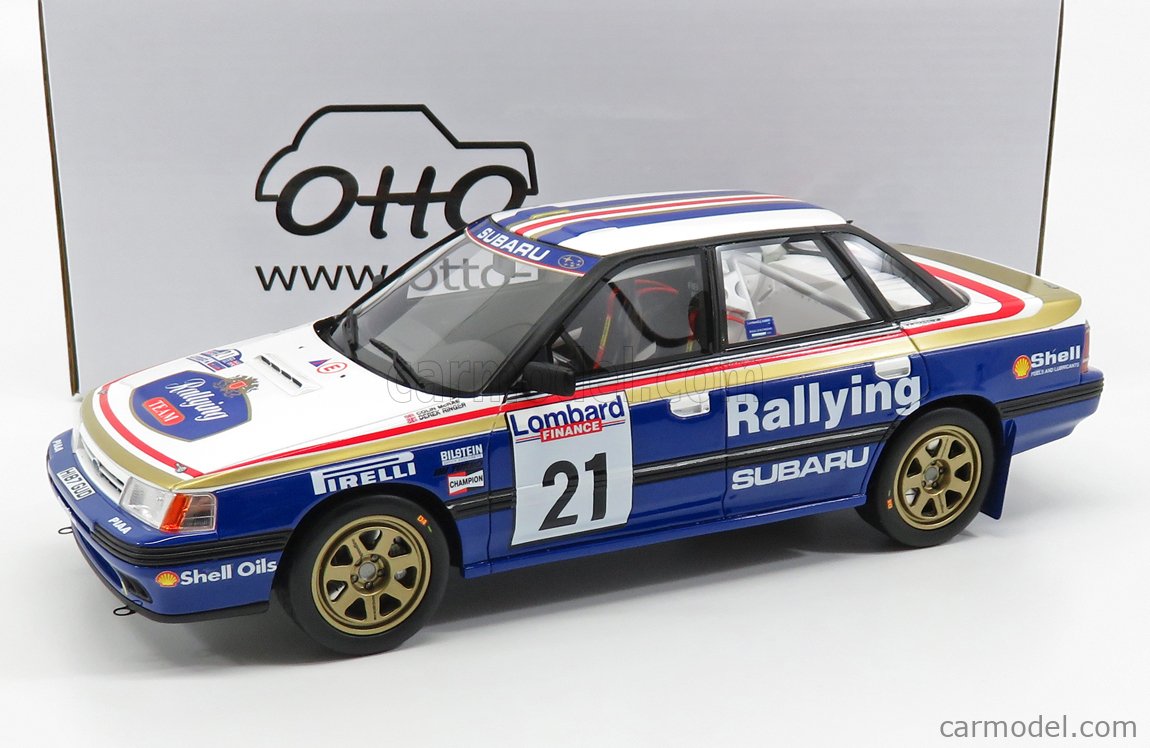 OTTO-MOBILE OT341 Scale 1/18 | SUBARU LEGACY RS TEAM SUBARU RALLY N 21 ...