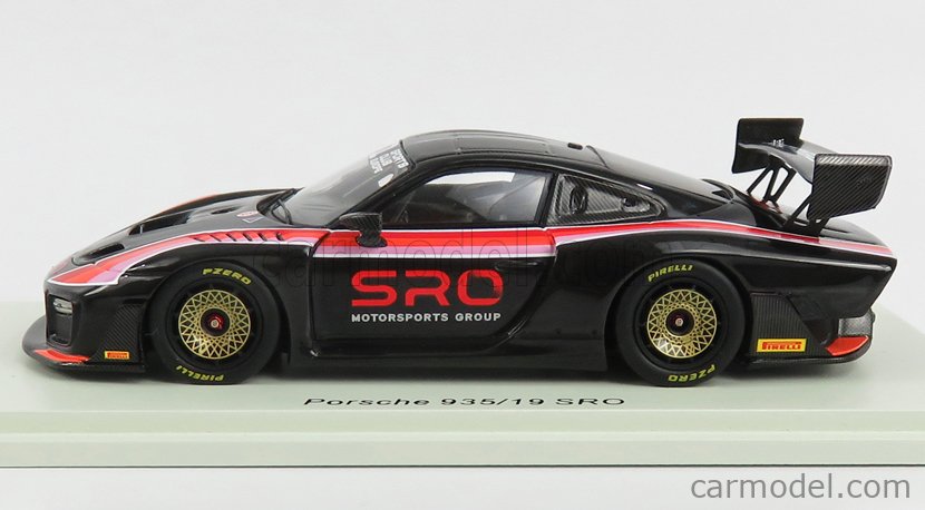 SPARK-MODEL S7635 Scale 1/43 | PORSCHE 935/19 SRO GT1 2019 BLACK RED WHITE