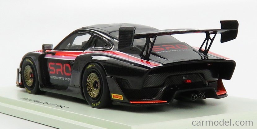 SPARK-MODEL S7635 Scale 1/43 | PORSCHE 935/19 SRO GT1 2019 BLACK RED WHITE